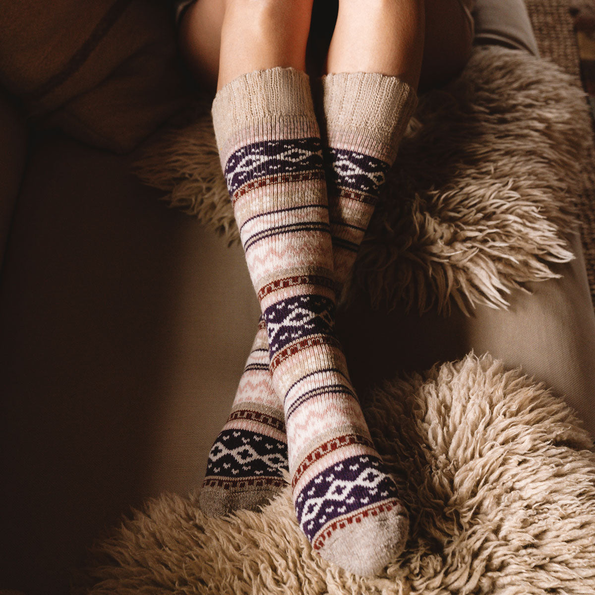Ida Knee-High Socks (2 pairs) - Nordic Socks AU